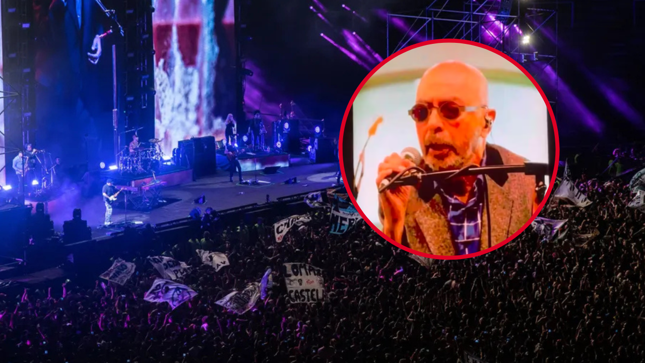 El emotivo mensaje del Indio Solari en pleno show de su banda en el ...
